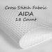 AIDA 18 Count Cross Stitch Fabric 8"-24" Width Fabric to Stitch ...