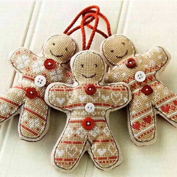 Gingerbread Cross Stitch Pattern - Etsy