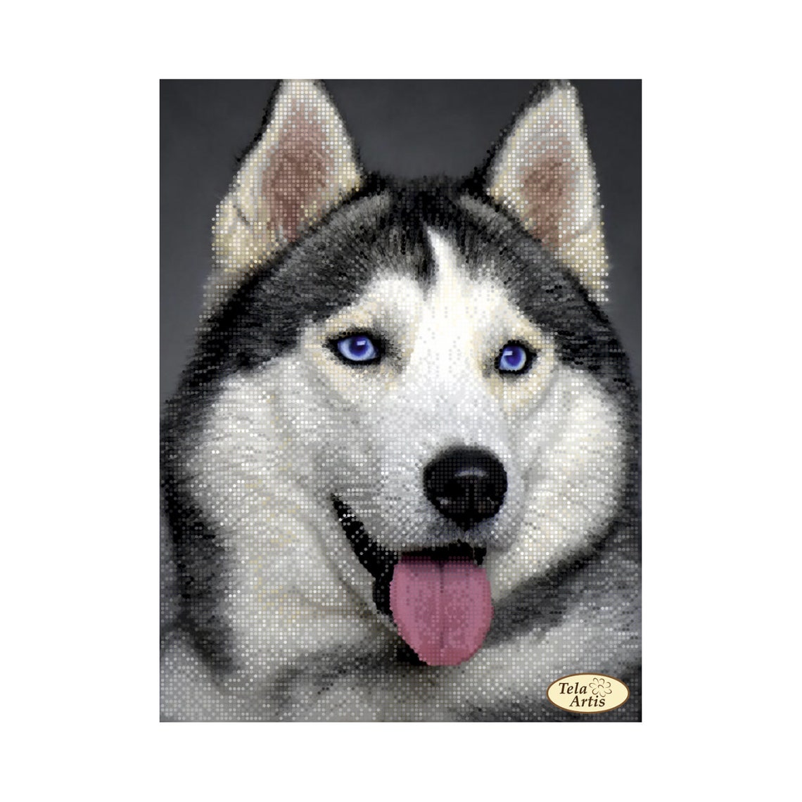 Husky Dog Bead Embroidery Kit Animal Needlework Kit Beadwork | Etsy