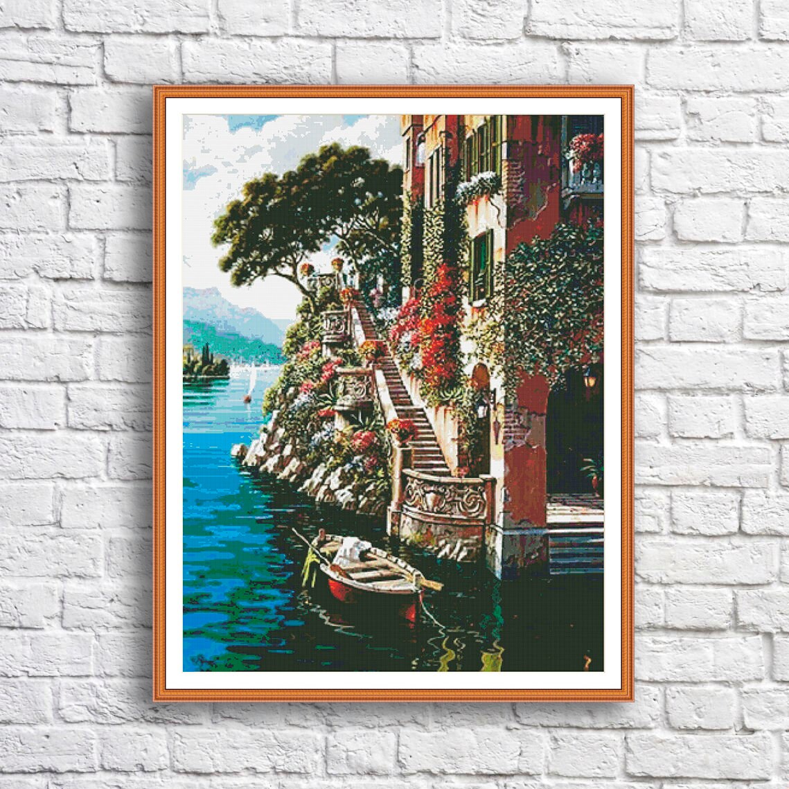 Flowering Venice Counted Cross Stitch Pattern Digital Pattern - Etsy