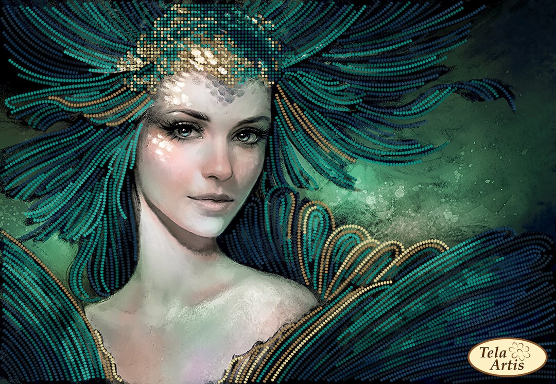 Nereida Bead Embroidery Kit DIY Needlework Kit Beadwork Ballet Hand ...