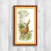 Deer Counted Cross Stitch Pattern Summer Forest Modern Embroidery Hand ...