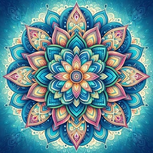 Mandala #5 Counted Cross Stitch Pattern Floral Pattern Modern ...