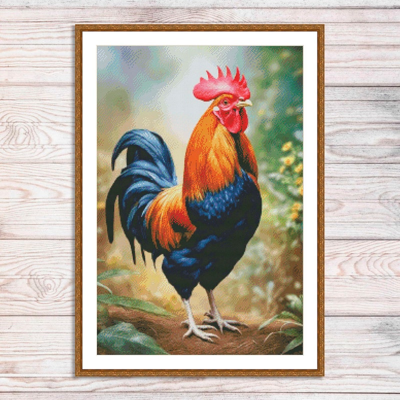 Rooster Pattern - Etsy