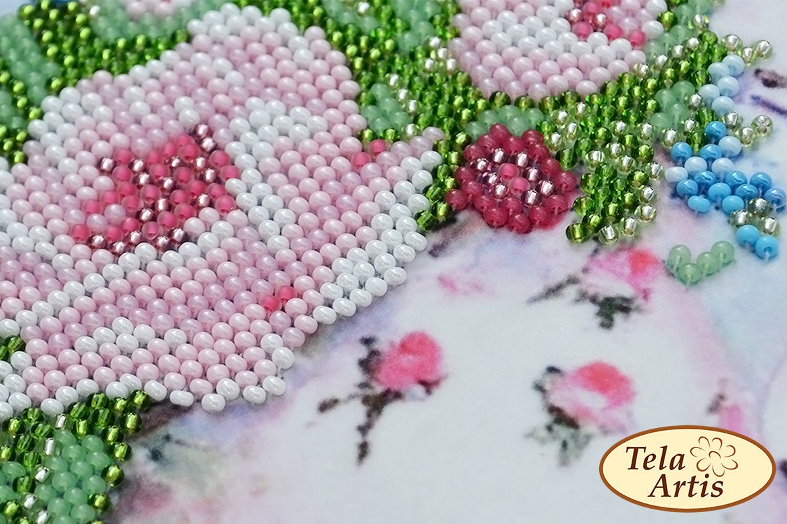 Bead Embroidery Kit Bird on a Cup Needlework Kit Beadwork Hand - Etsy