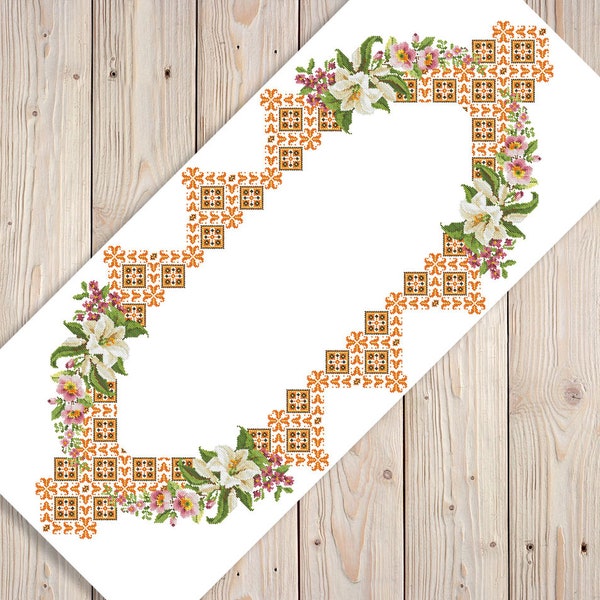 Cross Stitch Tablecloth Patterns - Etsy