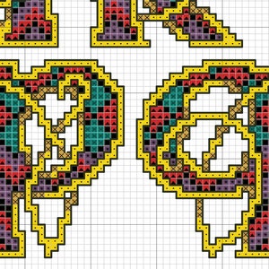 Celtic Alphabet Counted Cross Stitch Pattern Vintage Celtic ABC ...