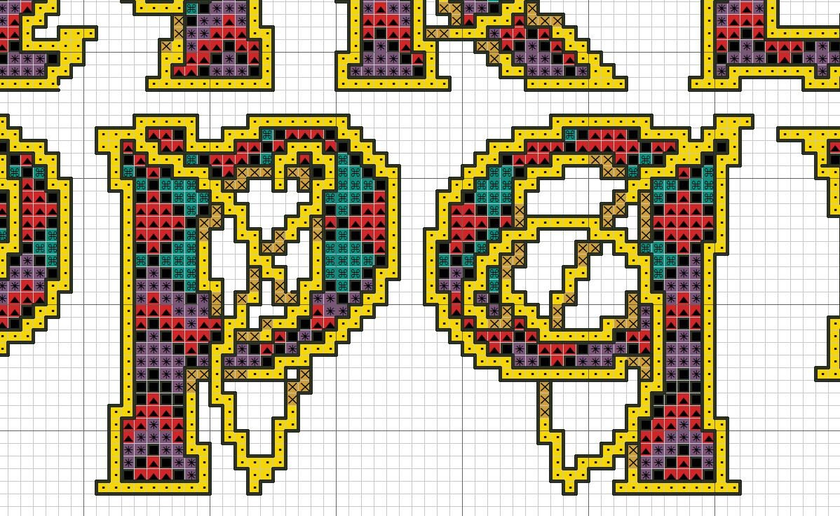 Celtic Alphabet Counted Cross Stitch Pattern Vintage Celtic - Etsy