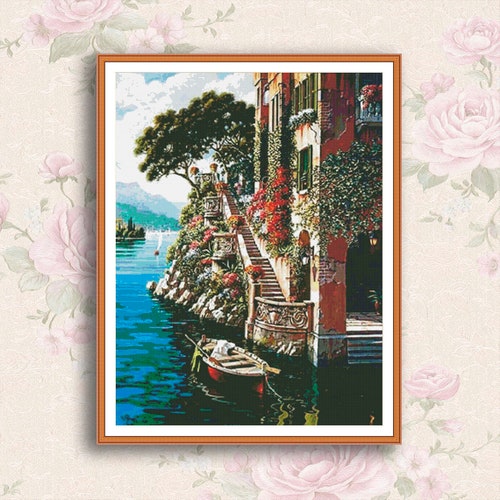 Flowering Venice Counted Cross Stitch Pattern Digital Pattern - Etsy