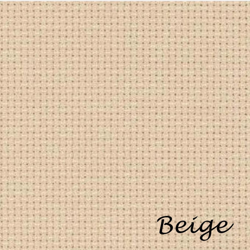 AIDA Fabric 18 Count, Cross Stitch Fabric, Fabric to Stitch ...