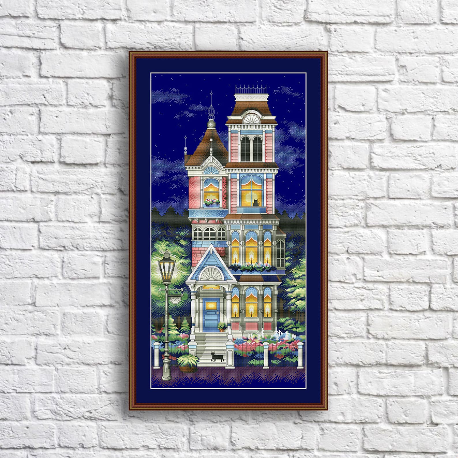 Victorian Charm Counted Cross Stitch Pattern Victorian Home - Etsy UK