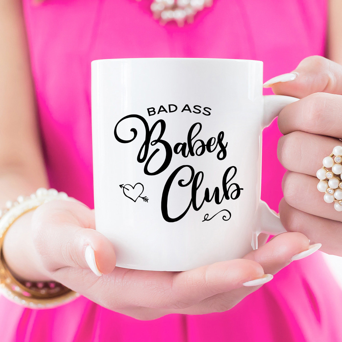 Badass Babes Club Coffee Mug Gift For Friends Best Friend | Etsy