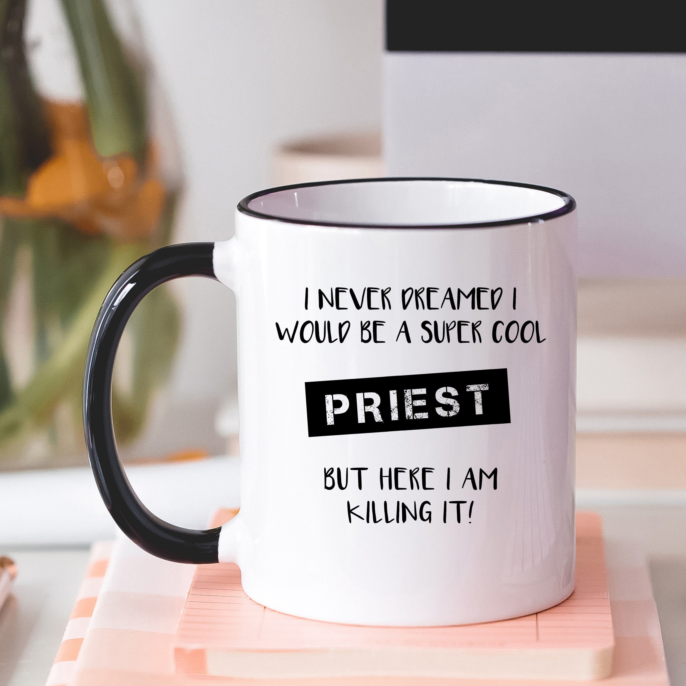 Priest Gift Priest Coffee Mug Officiant Gift Pastor Gift | Etsy