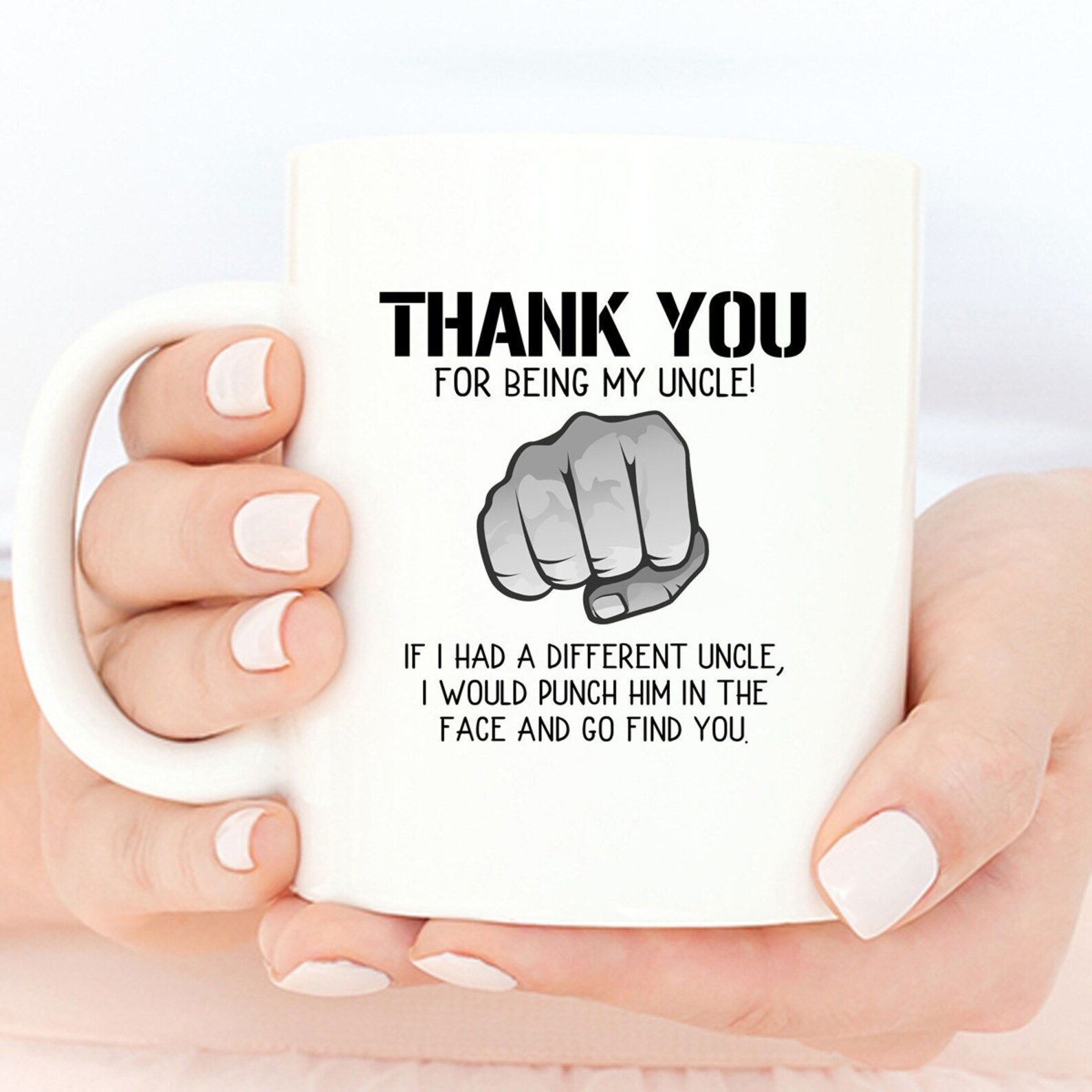 Thank You for Being My Uncle New Uncle Coffee Mug Uncle | Etsy