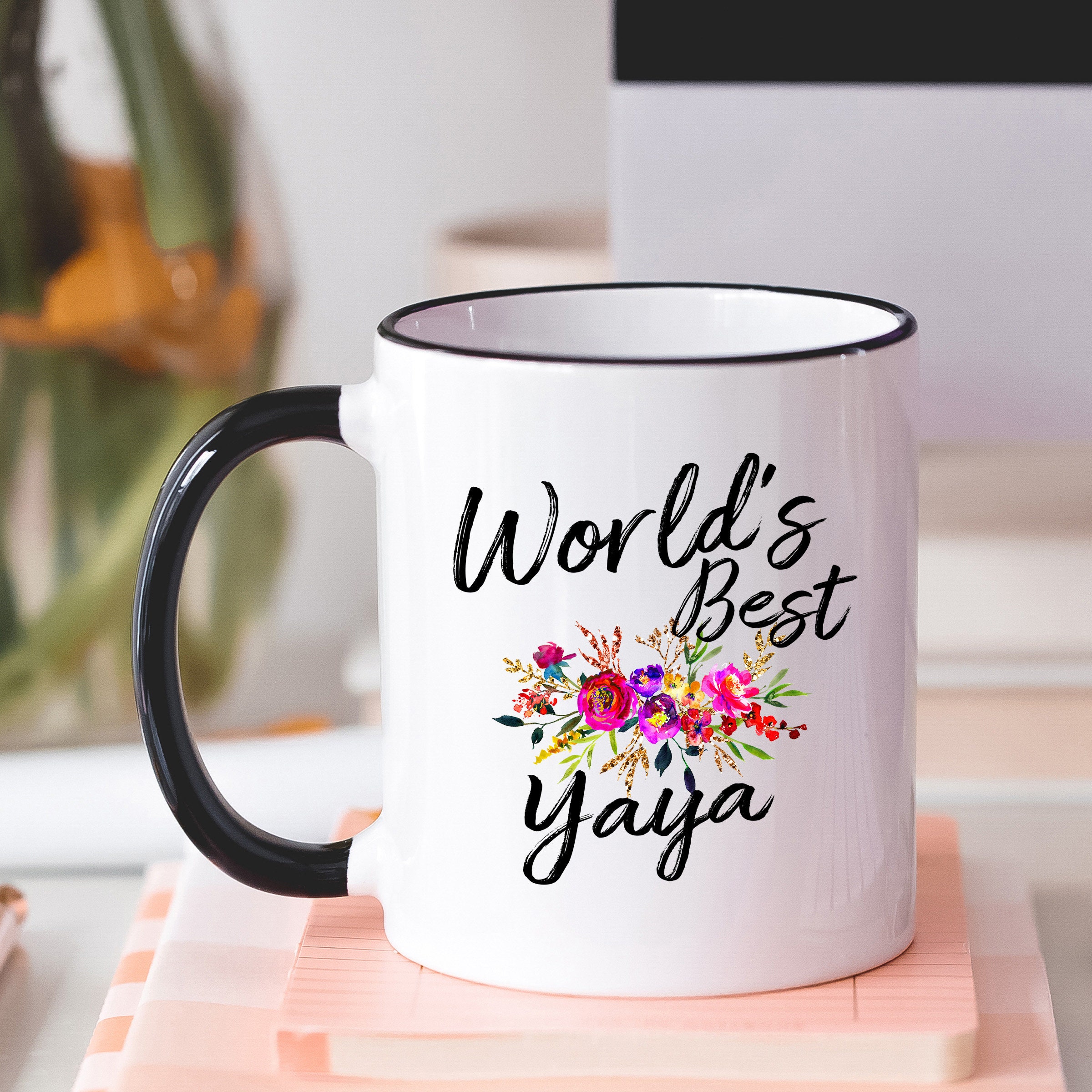 Worlds Best Yaya Mug Yaya Gift Mother's Day Gift for | Etsy