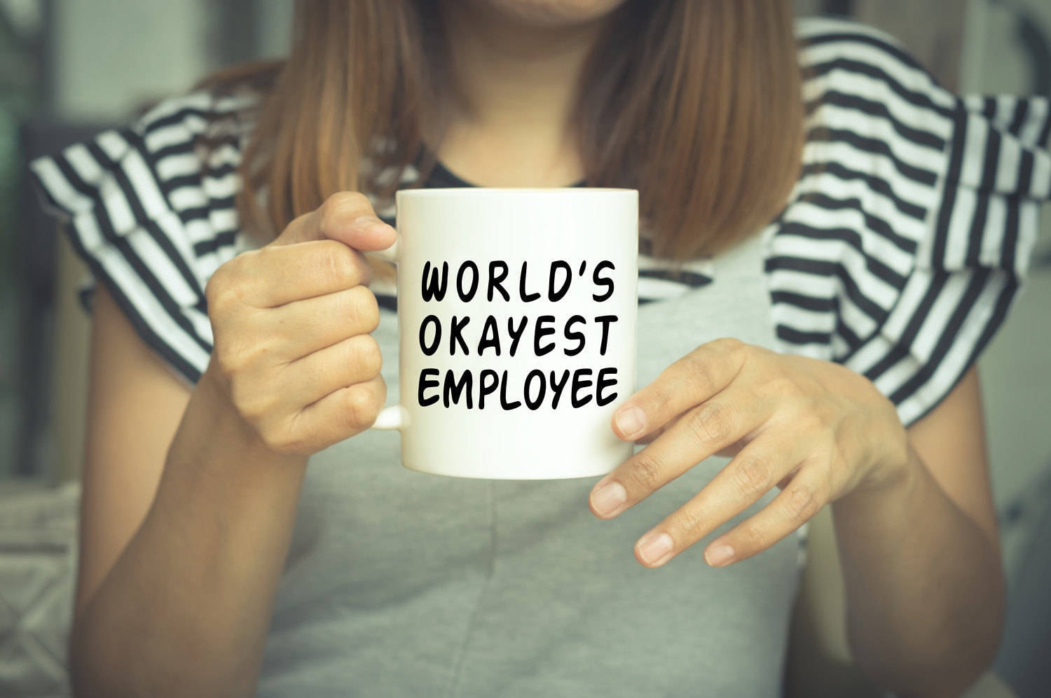 Worlds Okayest Okayest Employee Funny Mug Boss Coworker - Etsy
