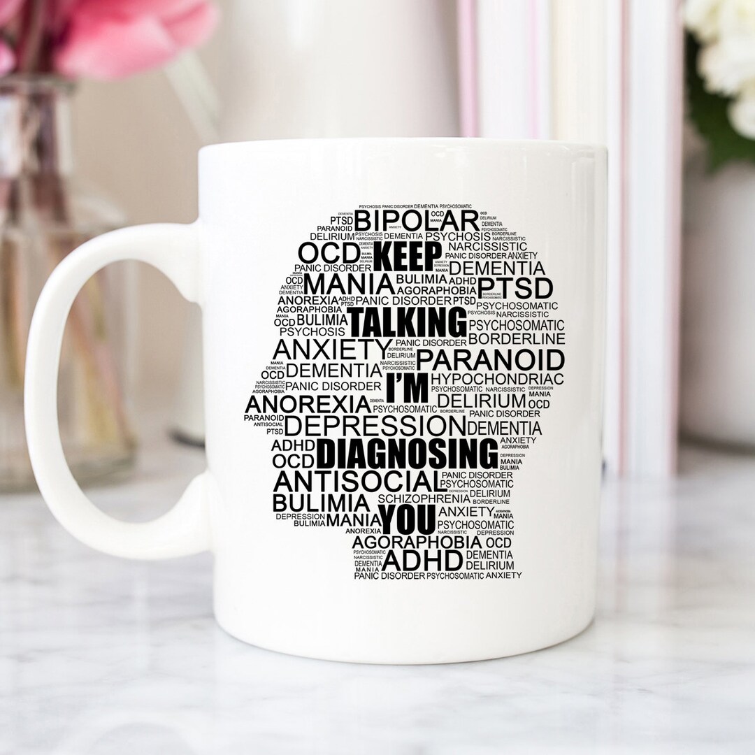 Bipolar Gift, Bipolar Mug, Bipolar Coffee Cup, Anxiety, Counsellor Mug ...