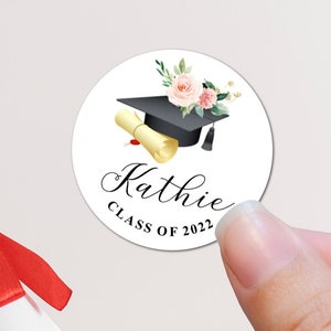 Graduation Stickers, Graduation Party Favor Tags, Graduation ...