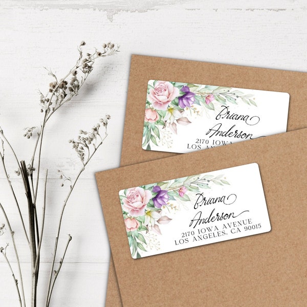 Personalized Return Address Labels - Etsy