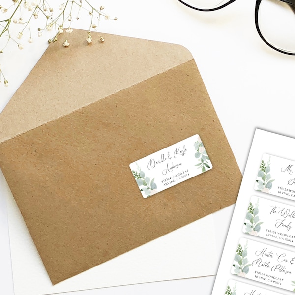Guest Address Labels - Etsy