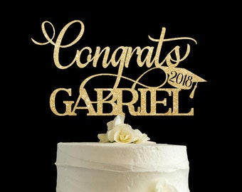 Graduation cake topper | Etsy