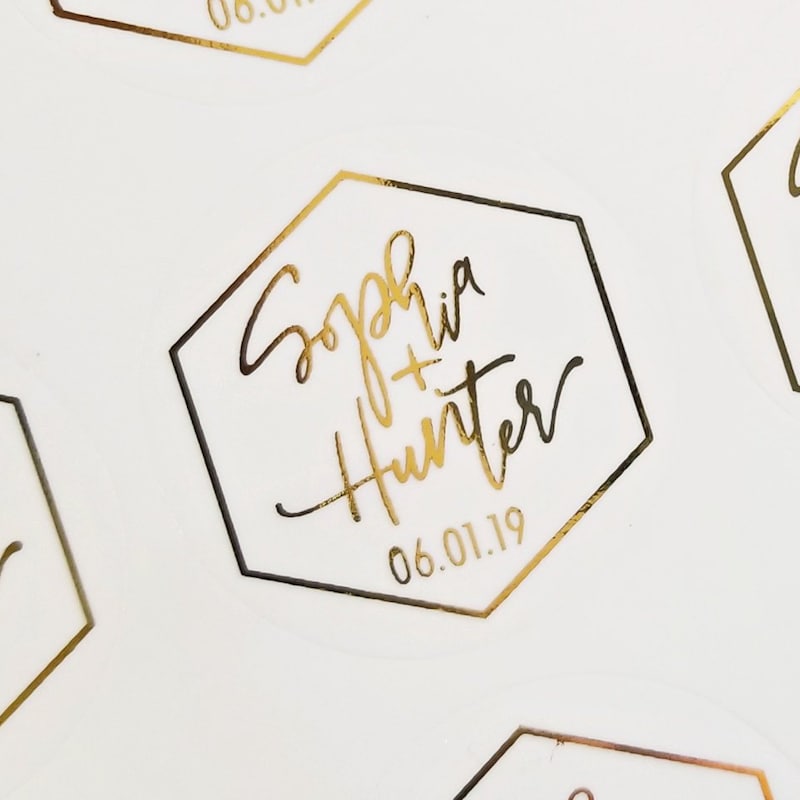 Hexagon Stickers - Etsy