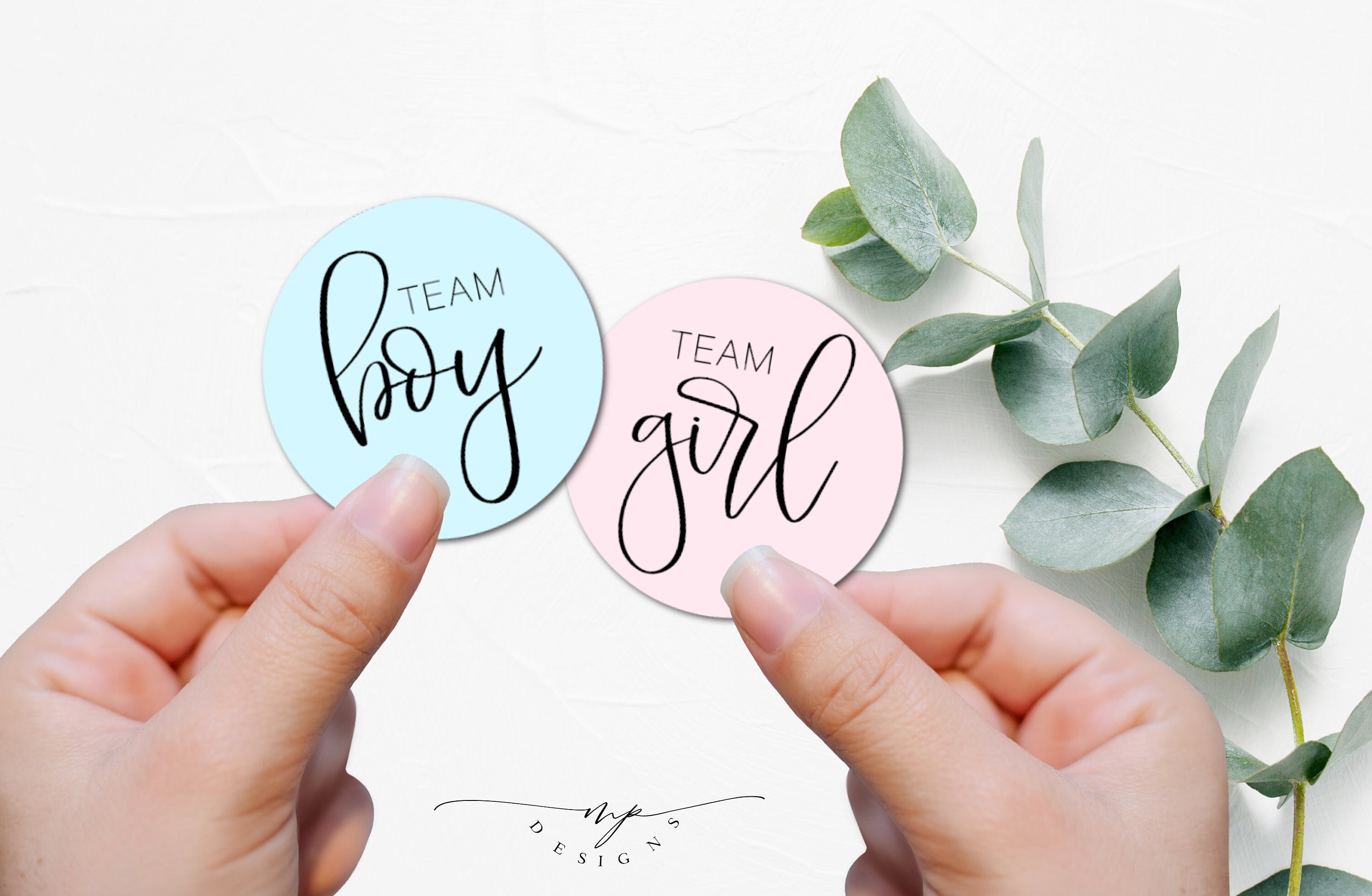 Gender Reveal Stickers Baby Shower Stickers Baby Gender | Etsy