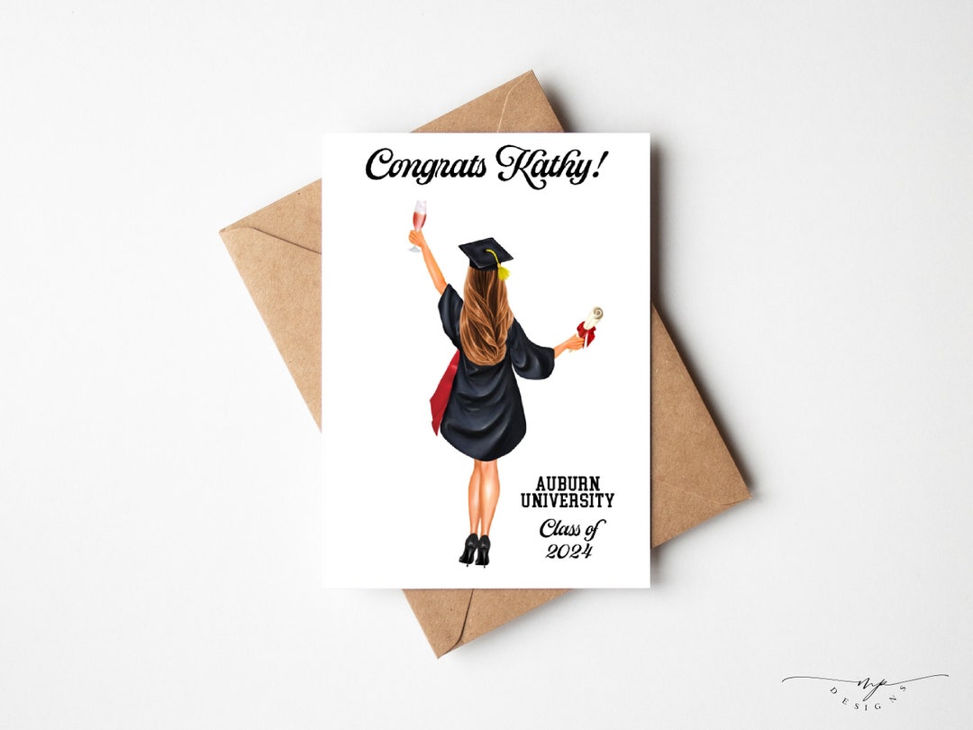 College Graduation Card, Personalized Graduation Card for 2025 College ...