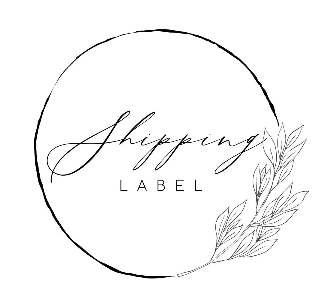 Standard Shipping Label - Etsy