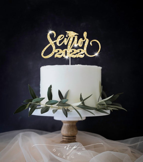 Senior 2022 Cake Topper Graduation Cake Topper Class of 2022 | Etsy