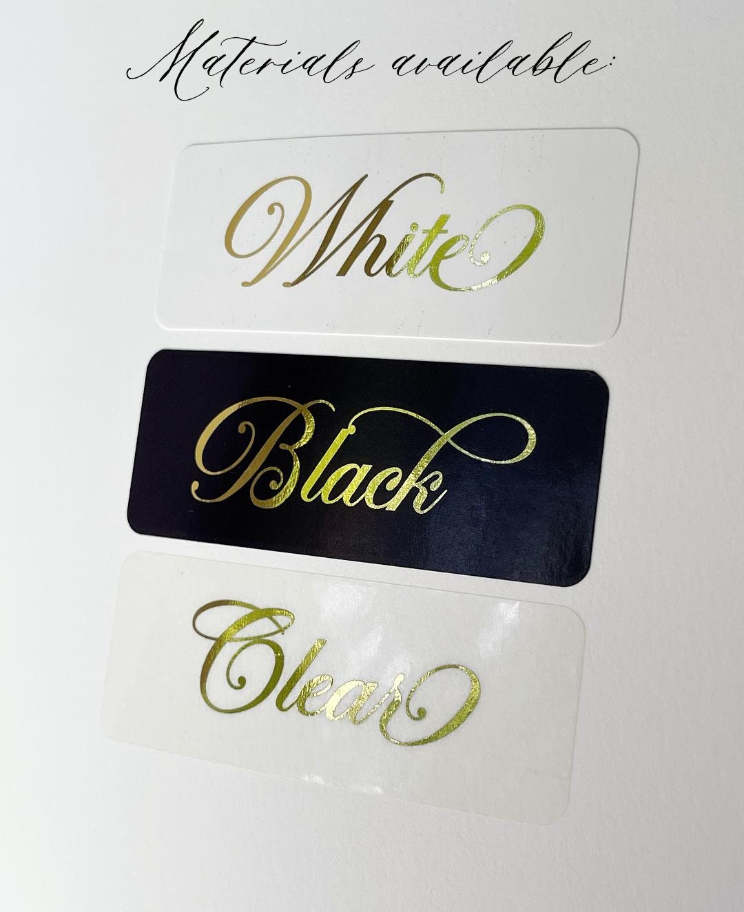 Return Address Labels for Wedding With Gold Foil Print Gold - Etsy