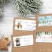Christmas Return Address Labels, Christmas Mailing Stickers, Holidays ...