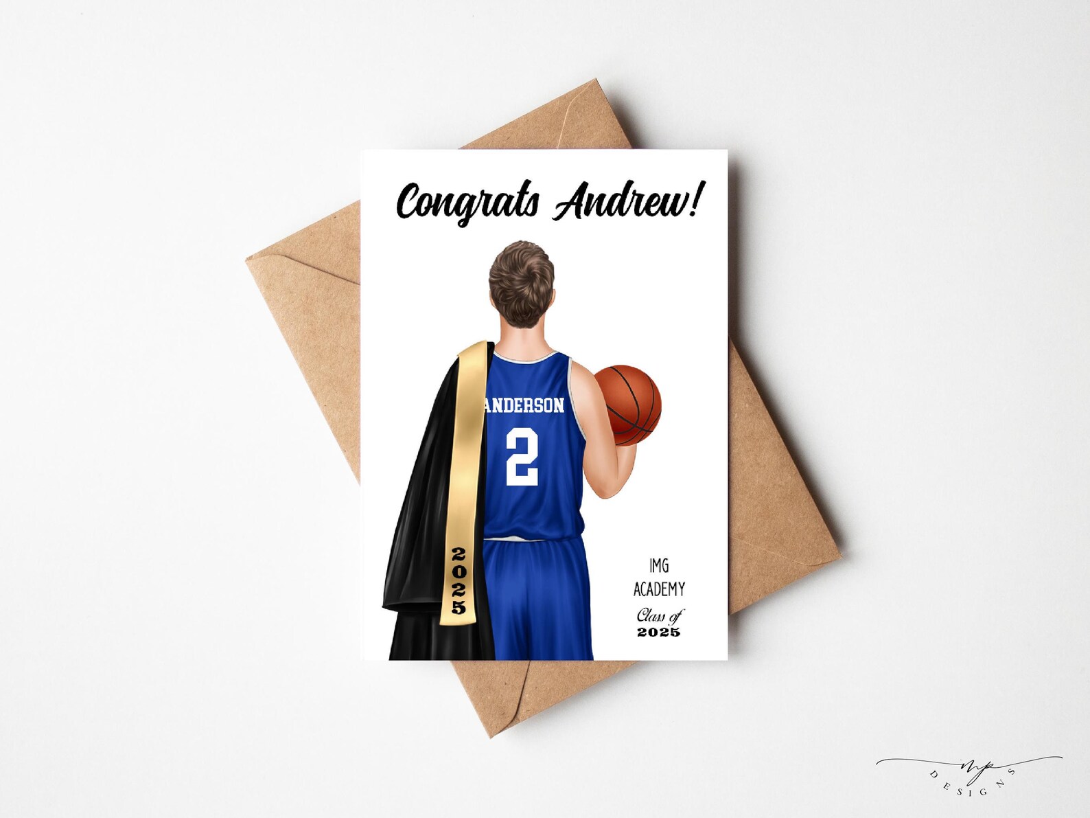 Custom Basketball Senior Night Card: Class of 2026 - Etsy