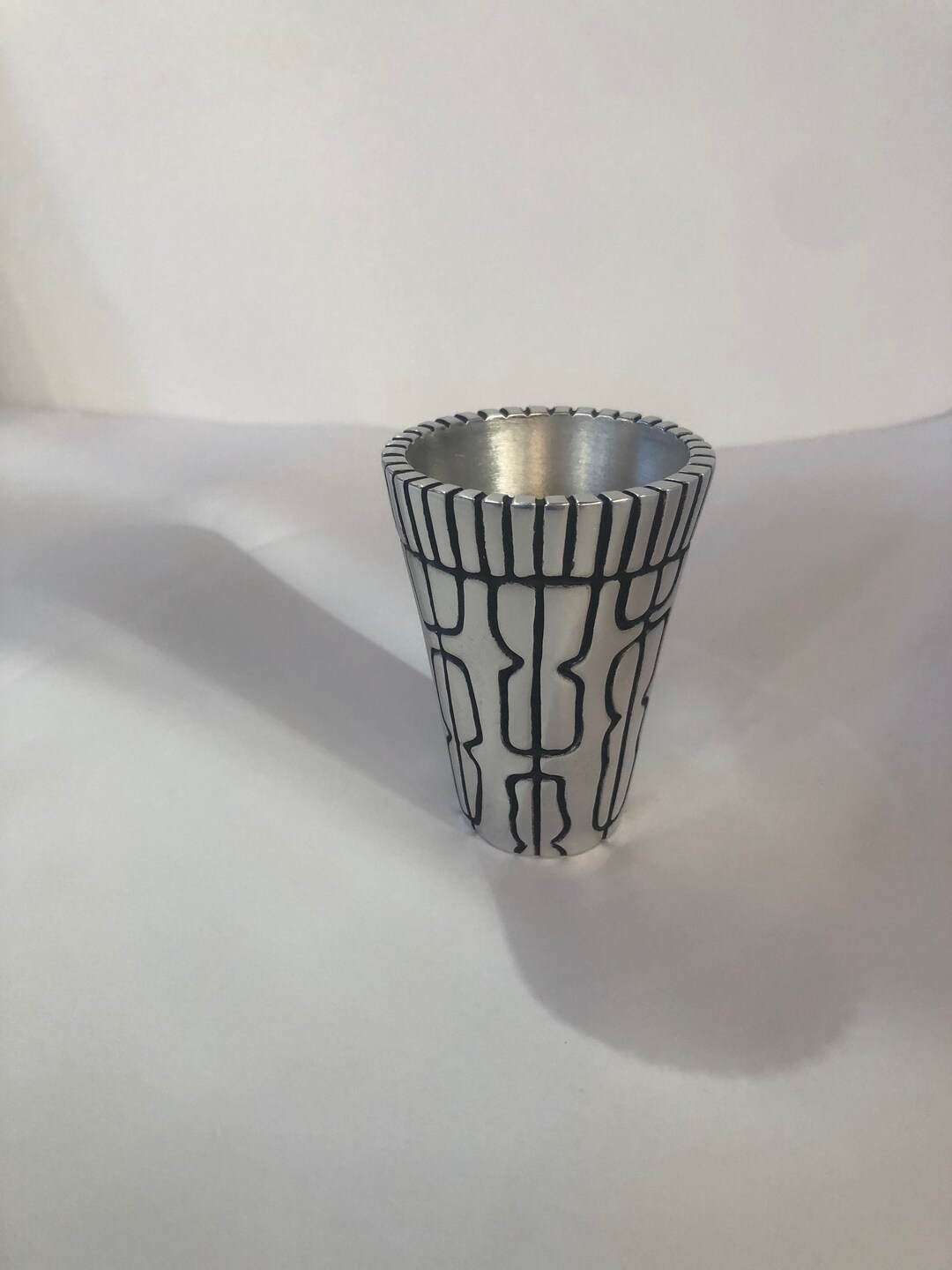 Lisa Jenks for Lunt Silversmiths Palm Tree Design Jigger Shot Class 2.5 ...