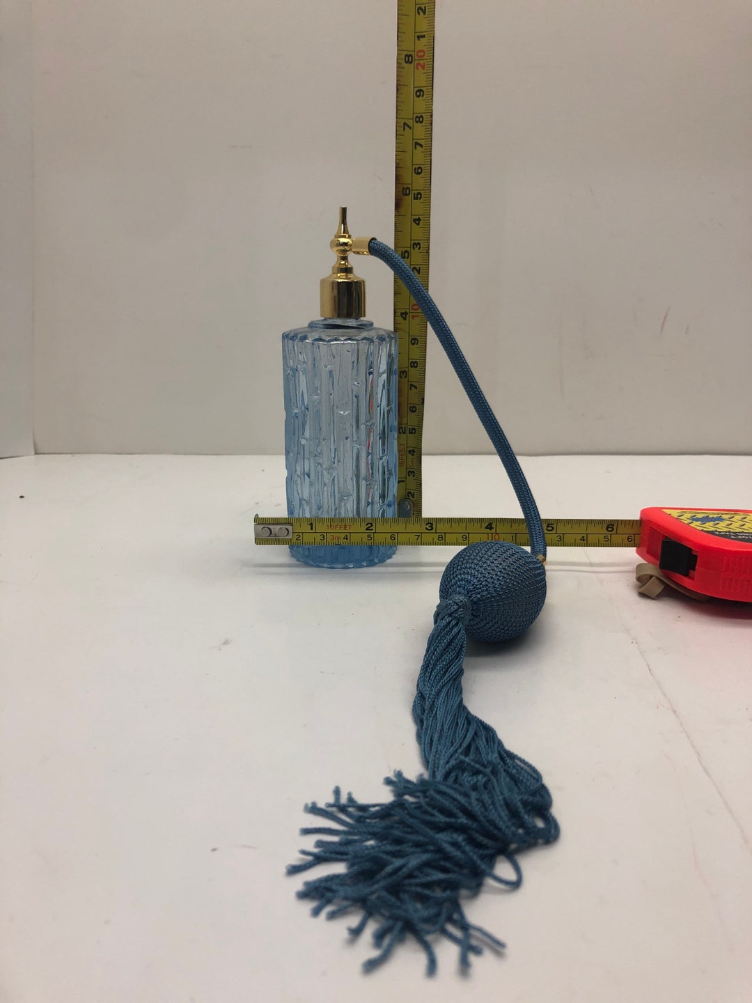 Vintage 1980s Glass Atomizer Perfume Bottle, Blu Glass - Etsy