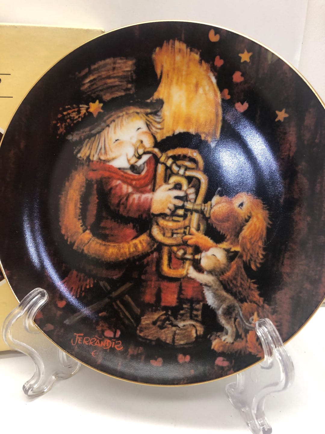 Schmid Collector's Plate "the Entertainer" by Juan Ferrandiz 6.75" With ...