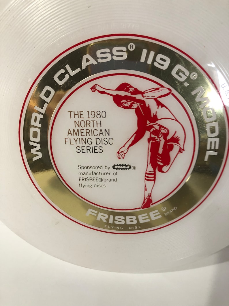 Vintage Wham-o Frisbee the 1980 North American Flying Disc Series 119 ...