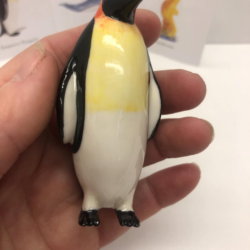 Penguin Ceramic Figurines - Etsy