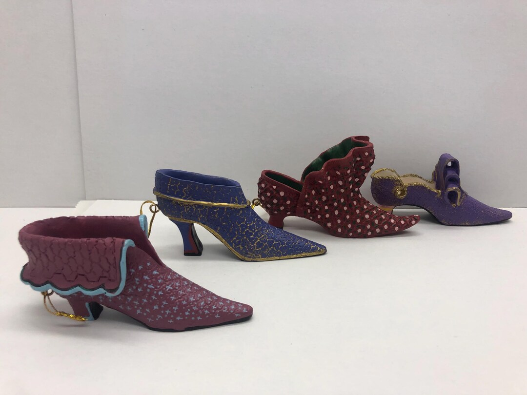 Set of 4 Shoe Christmas Tree Ornaments Great Gift for Shoe Lovers - Etsy UK