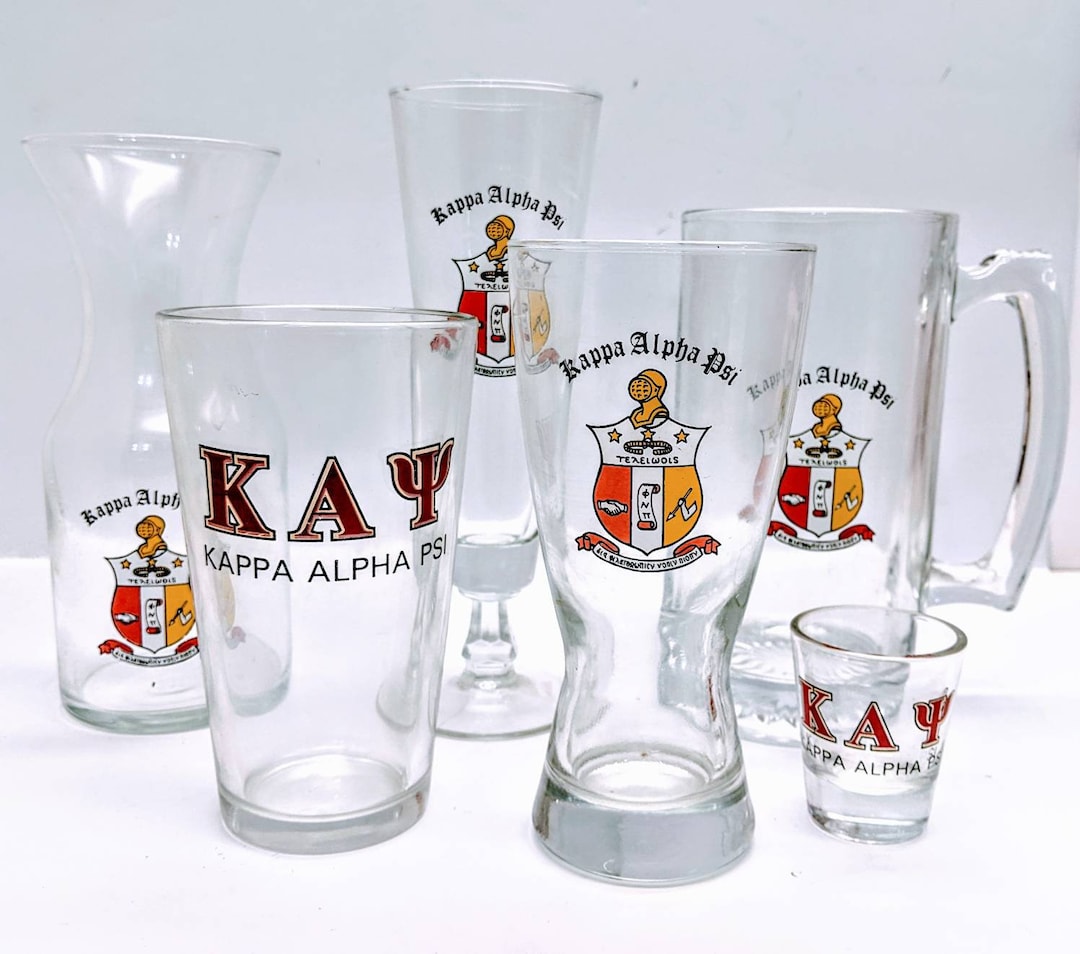 Vtg Kappa Alpha Psi Fraternity/sorority Barware/drinkware, Kappa Alpha ...