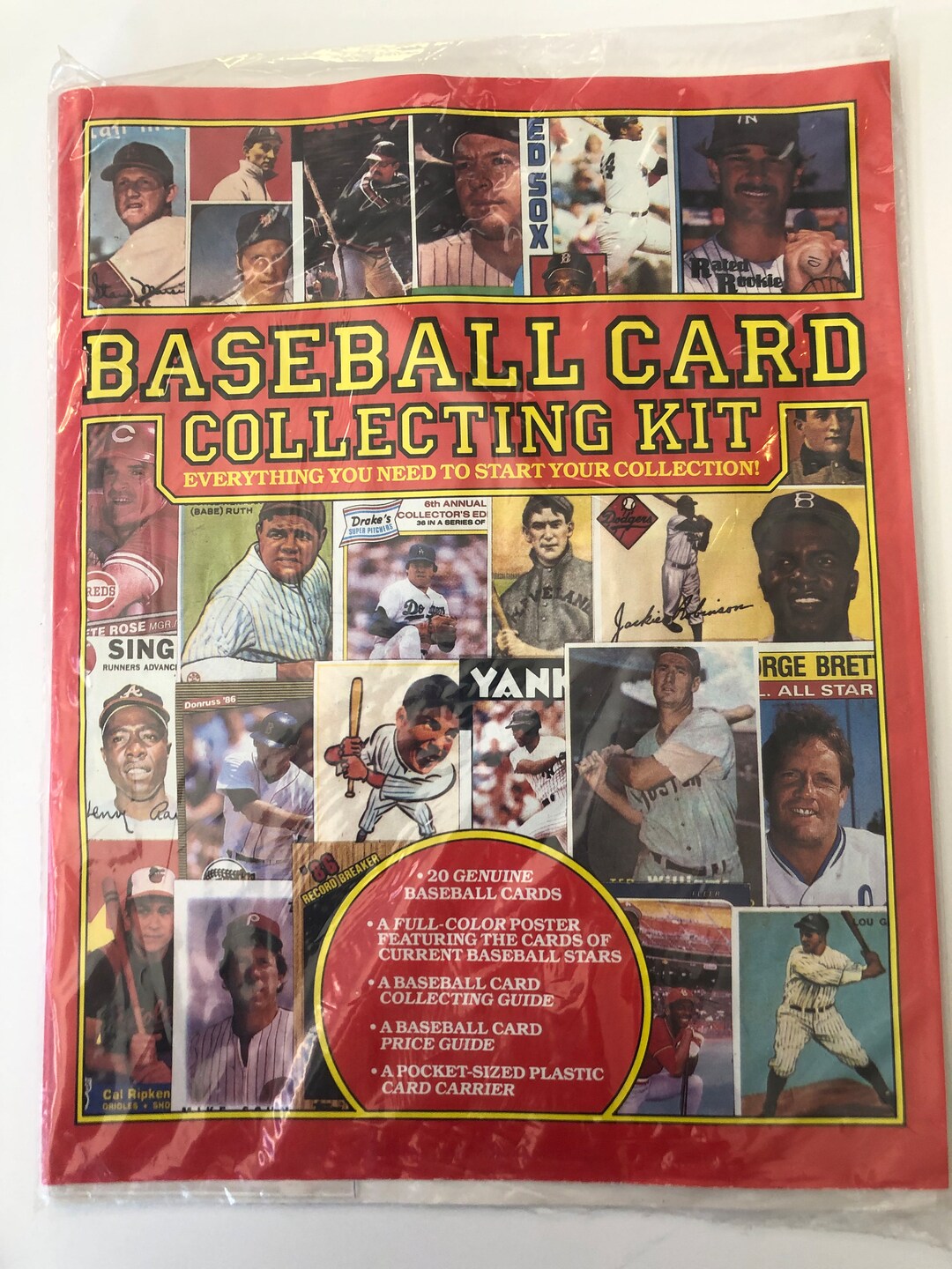 New Vintage 1988's Baseball Card Collecting Kit Kids Books Inc. - Etsy