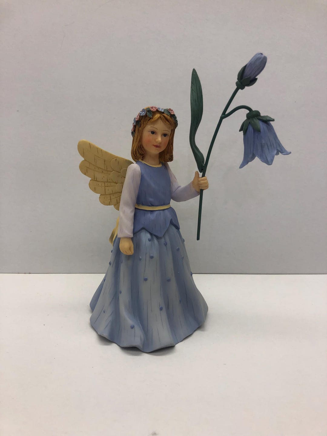 Bluebells for Humility Wildflower Angels by Demdaco Angel Figurine ...