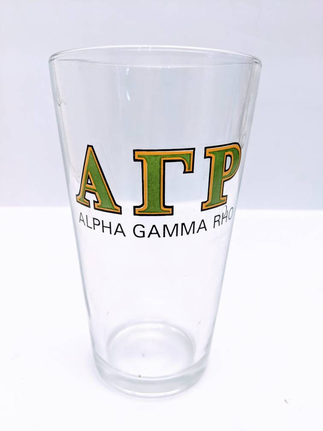 Vtg Alpha Gamma Rho Fraternity/sorority Barware/drinkware, Alpha Phi ...