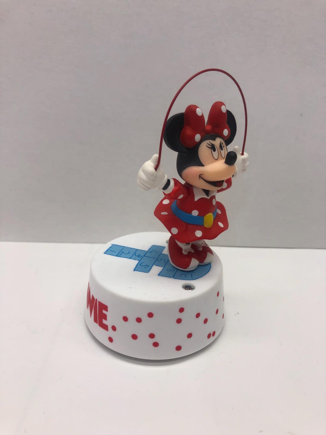 Minnie Mouse Musical Figurine Skipping Rope on Hopscotch Board Schmid ...