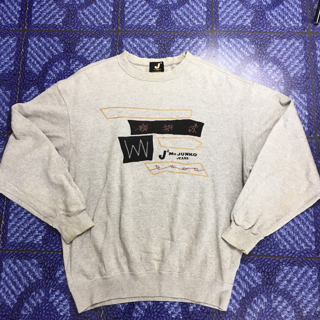 Vintage Mr Junko Jeans Sweatshirt Size M - Etsy