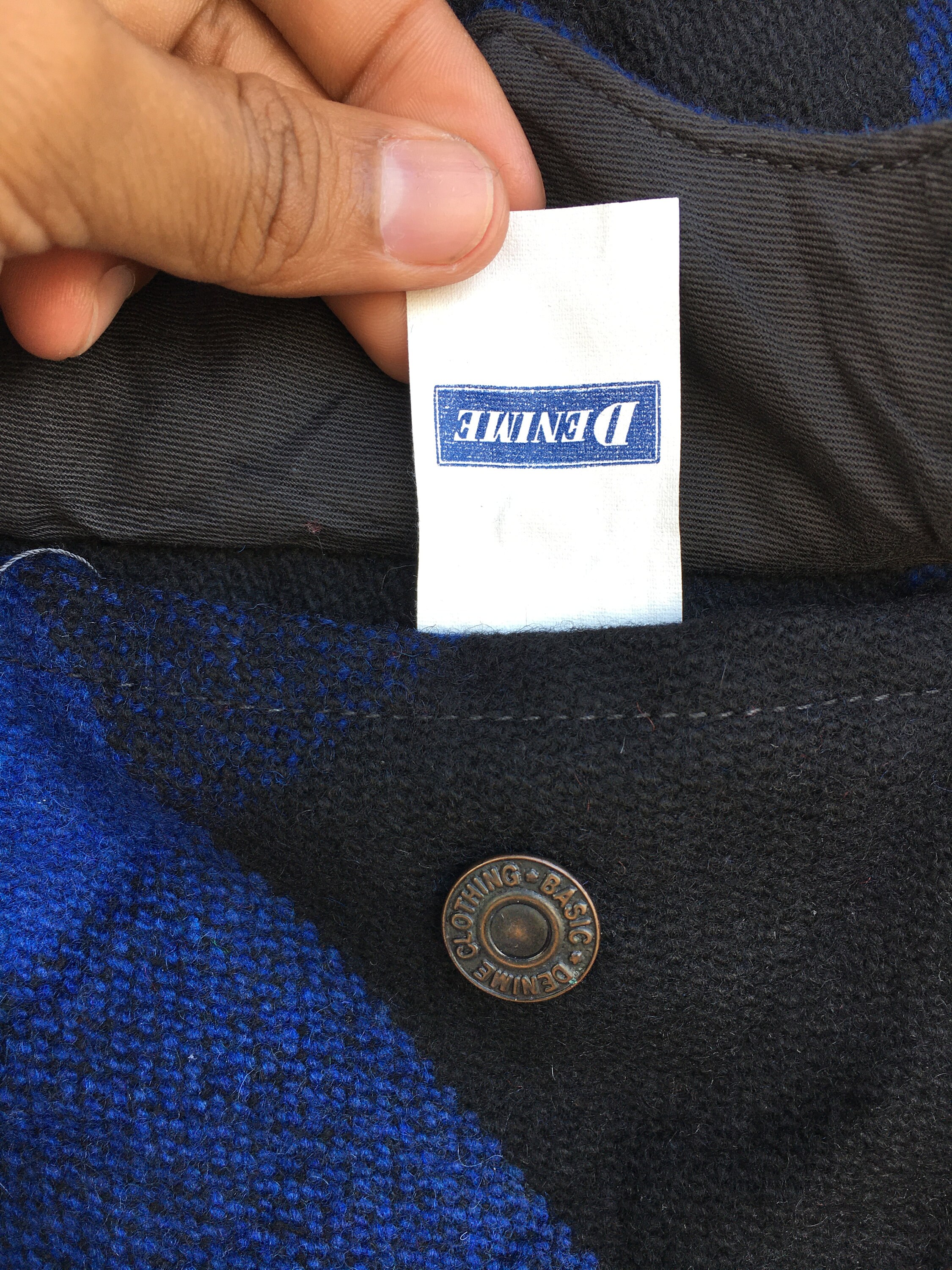 Vintage Denime Jpn Sanforized Wool Jacket Made in Japan - Etsy