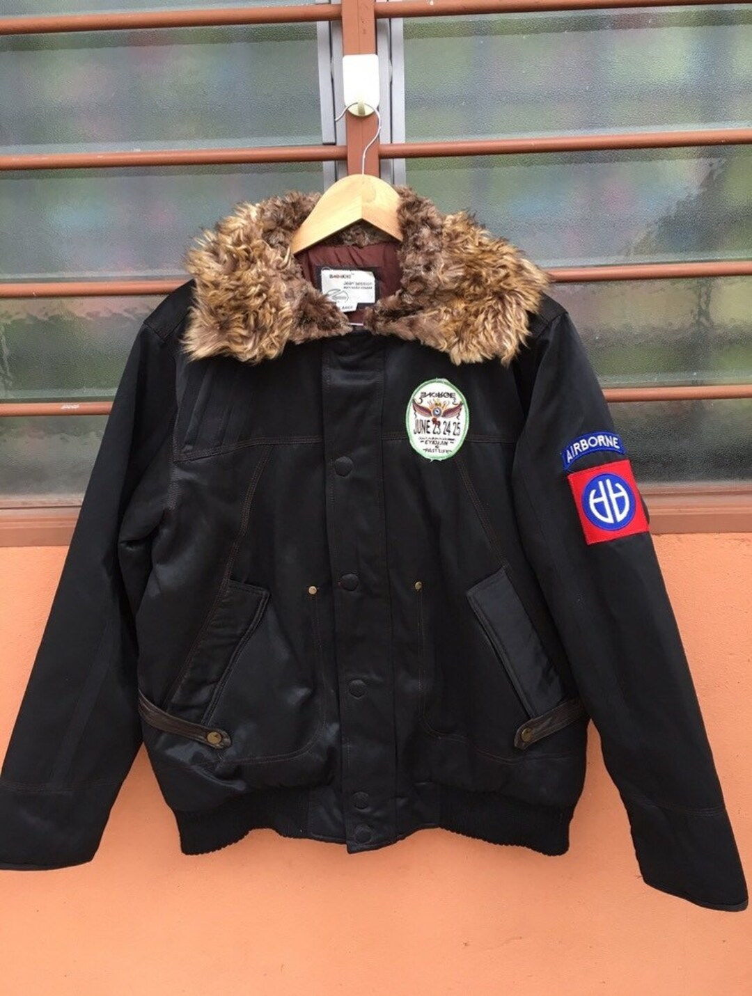 Energie Airbone Flight Jacket Size L - Etsy