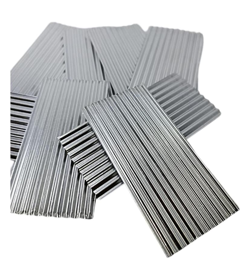 Corrugated Aluminum Sheets 8 Pieces 7,3X3,4 Cm - Etsy