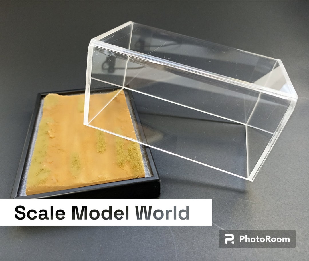1/43 and 1/64 Diorama Desert Road&display Case for Diecast Cars Are NOT ...