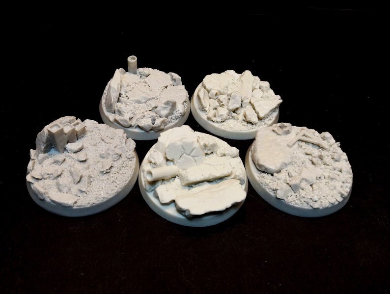 Urban Rubble Bases 40mm for War Gaming&role Playing - Etsy